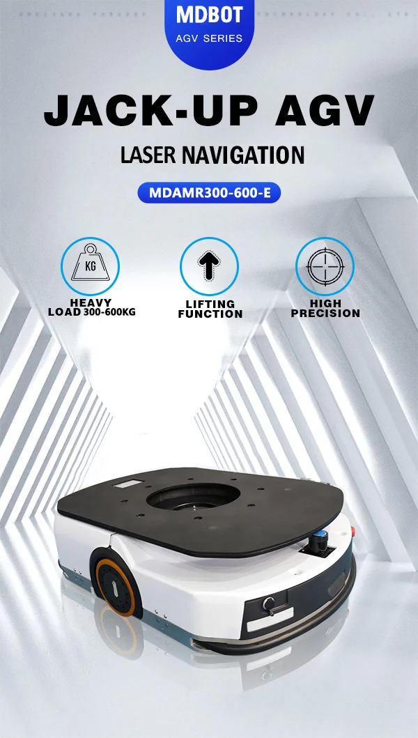 MDBOT Automated Guided Vehicle AMR Robots with Laser Navigation Compact ...