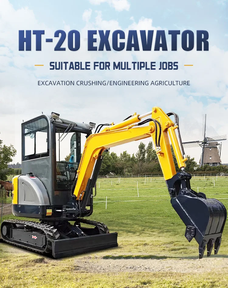 2 Ton Mini Excavators - High Efficiency & Low Fuel Consumption
