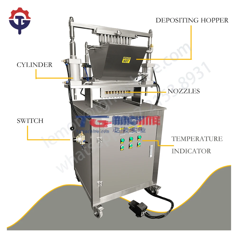 Famous Gummy Candy Making Machine Gelatin Pectin Gummy Candy Making ...