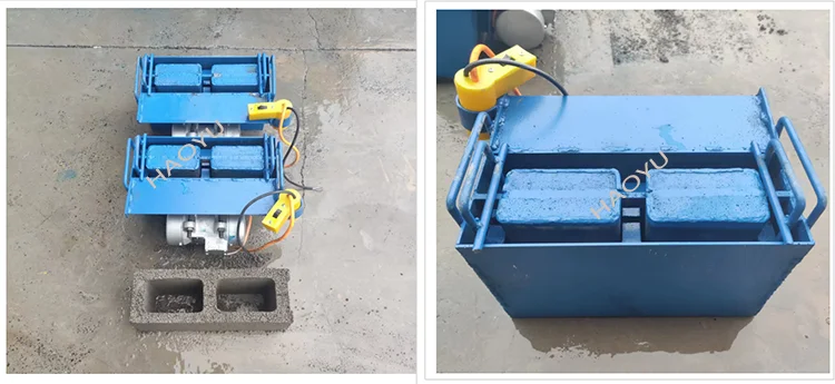 Manual Interlocking Hollow Concrete Blocks Cement Brick Mold