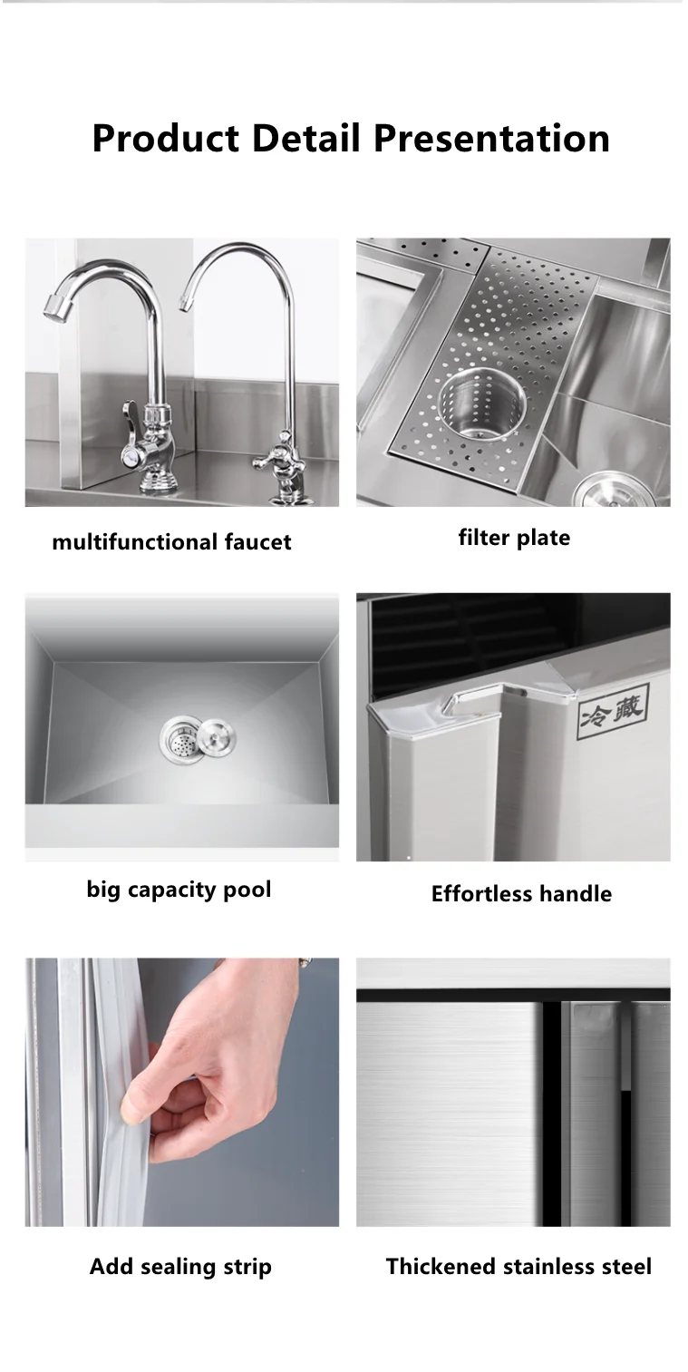 Mobile Bartender Station - Stainless Steel Cocktail Counter