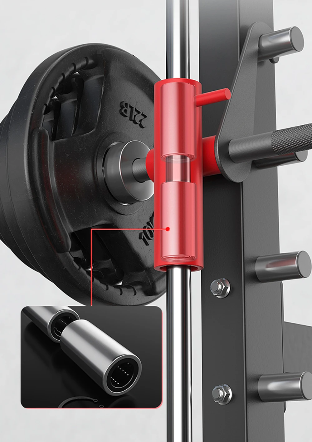 Multi-function Power Cage Squat Rack Workout Training Smith Machine ...