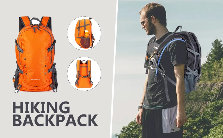 Outdoor Unisex Waterproof Lightweight Folding Mountain Hiking Travel ...