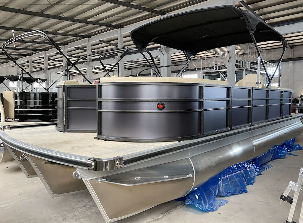 Allsea Allux Pontoon Boat 21ft Tritoon - Party & Pleasure