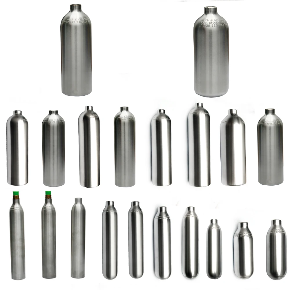 Factory Made Iso 7866 Tped 0.6l High Pressure Aluminum Soda Cylinder ...