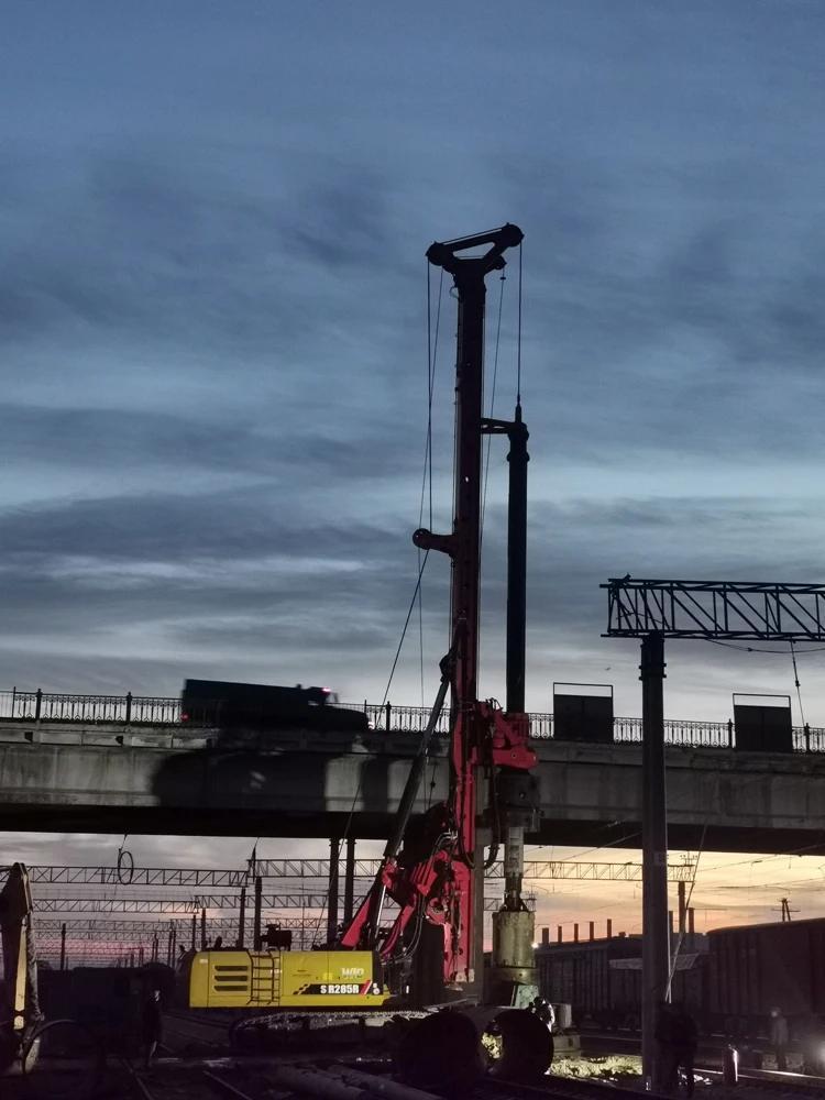 SANY Rotary Foundation Drill Rig SR215-C10 SR235S Bore Pile Machine ...
