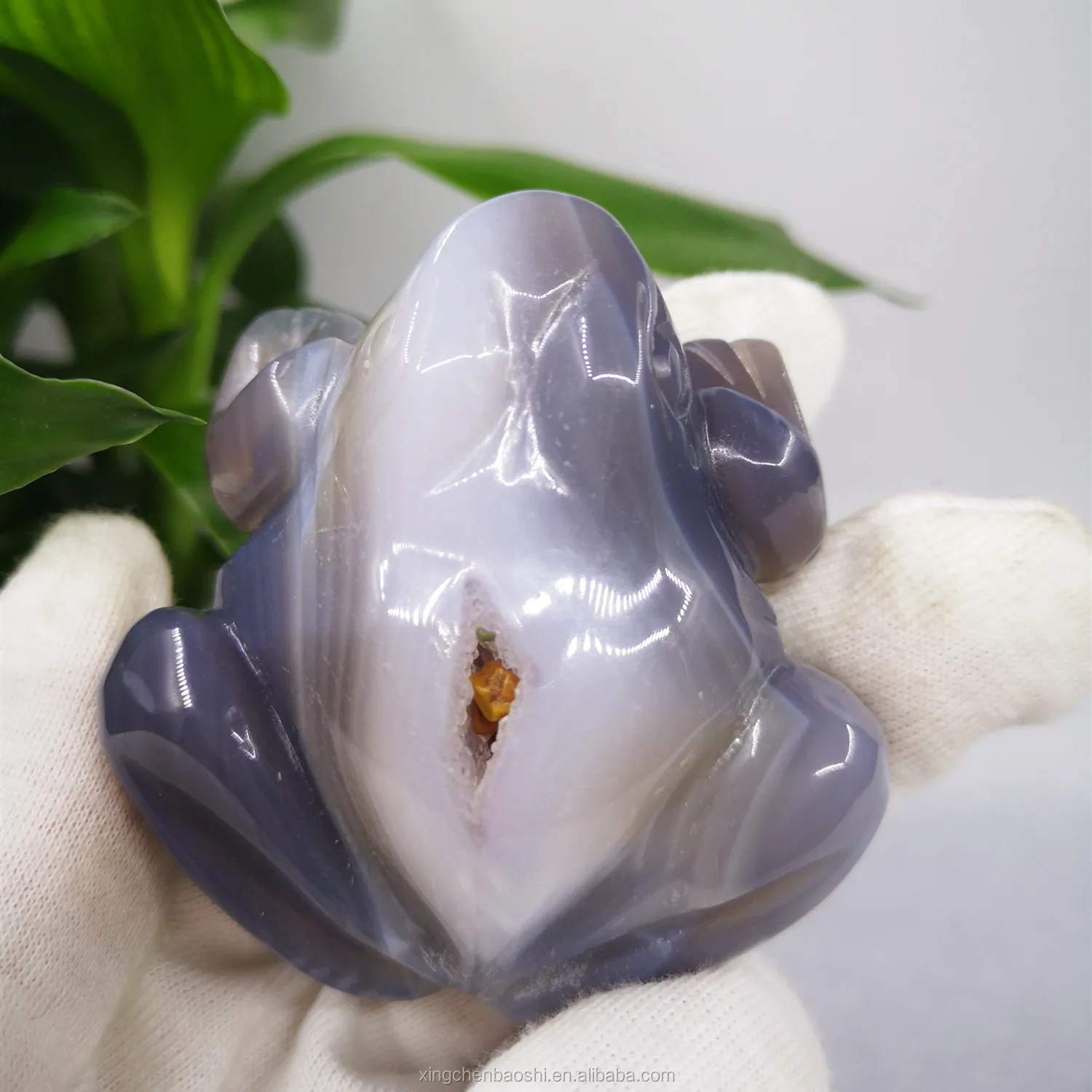 High Quality Agate Crystal Geode Carved Frog Wholesale Natural Feng ...
