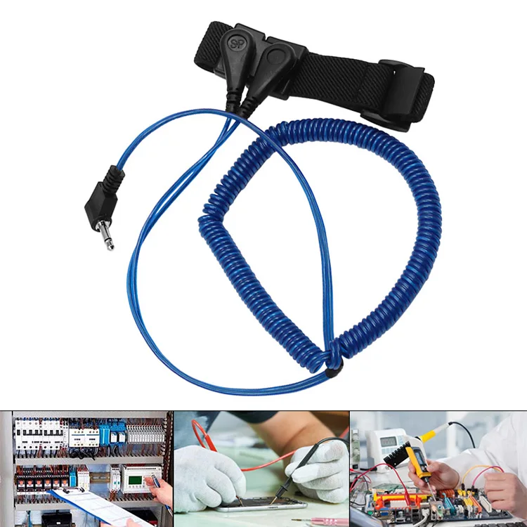 Anti-static Wrist Strap - ESD Discharge Band for Electronics
