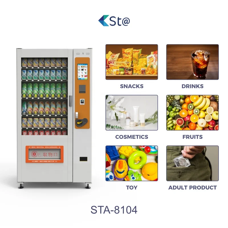 Cold Drink Vending Machine - Snacks & Drinks Vending