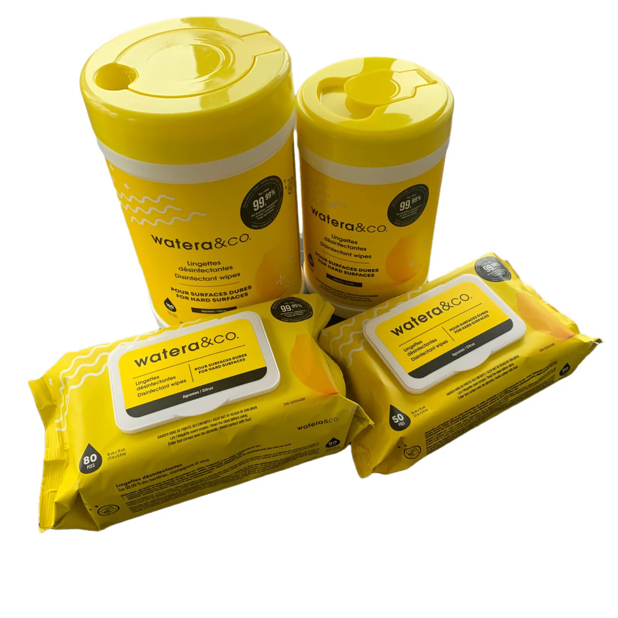 Custom Quaternary Ammonium Salt Disinfection Cleaning Wipes 99.99% ...