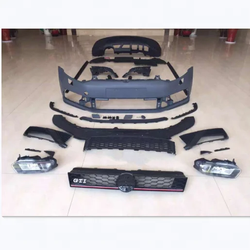 Polo Gti Full Bodykit Front/rear Bumper Assy With Side Skirt - Buy Polo ...