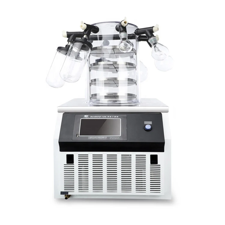 Tabletop Desktop Benchtop Lyophilizer Vaccum Lab Vacuum Freeze Dryer ...