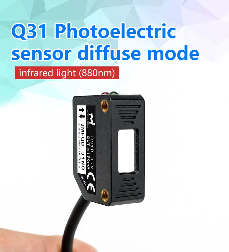 Industrial Photo Electric Sensor Switch - Diffuse Reflection Type 30cm ...