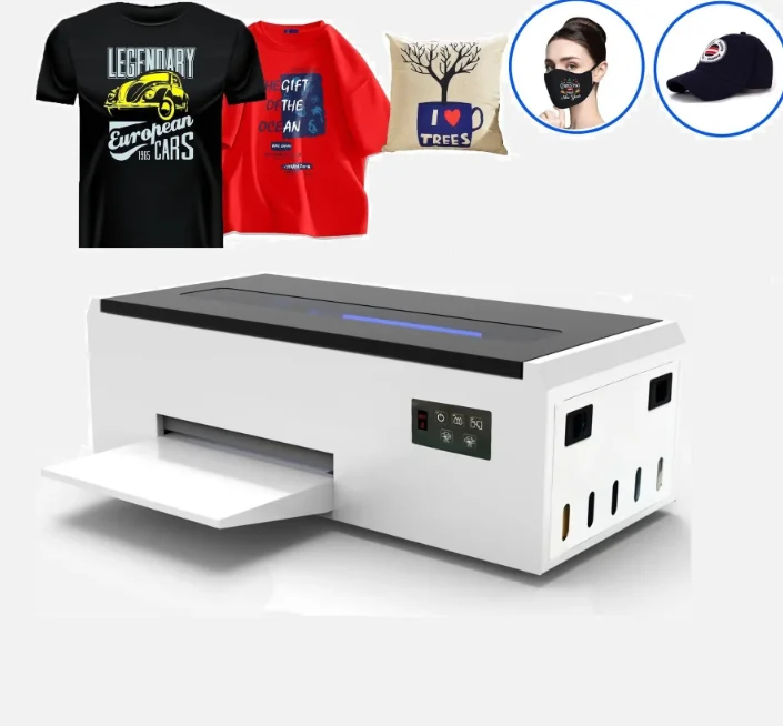 Factory Direct A3 Digital Inkjet T-Shirt Printer L805 Head Heat Transfer for PET Film DTF Prints ...