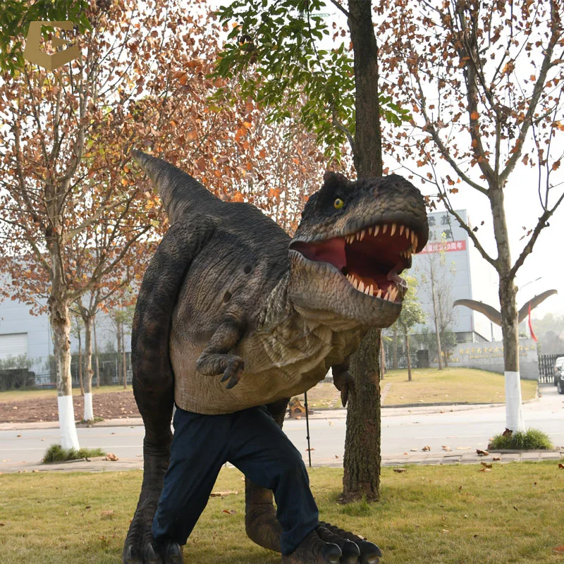 Sgdc44 Realistic Dinosaur Costume Lifelike Walking Hidden Legs Trex ...