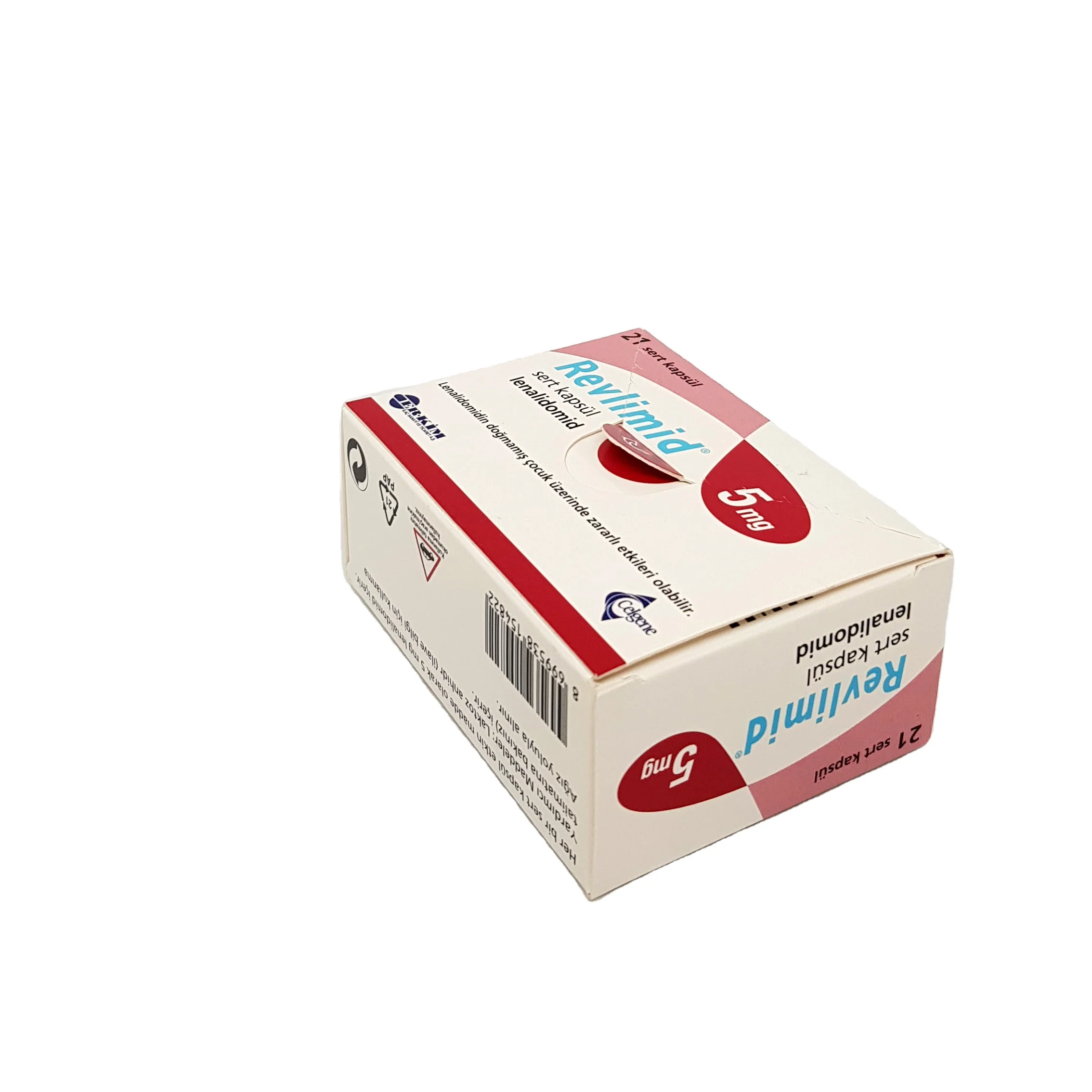 Custom Offset Recyclable Cardboard Medicine Cartons Tear Strip ...