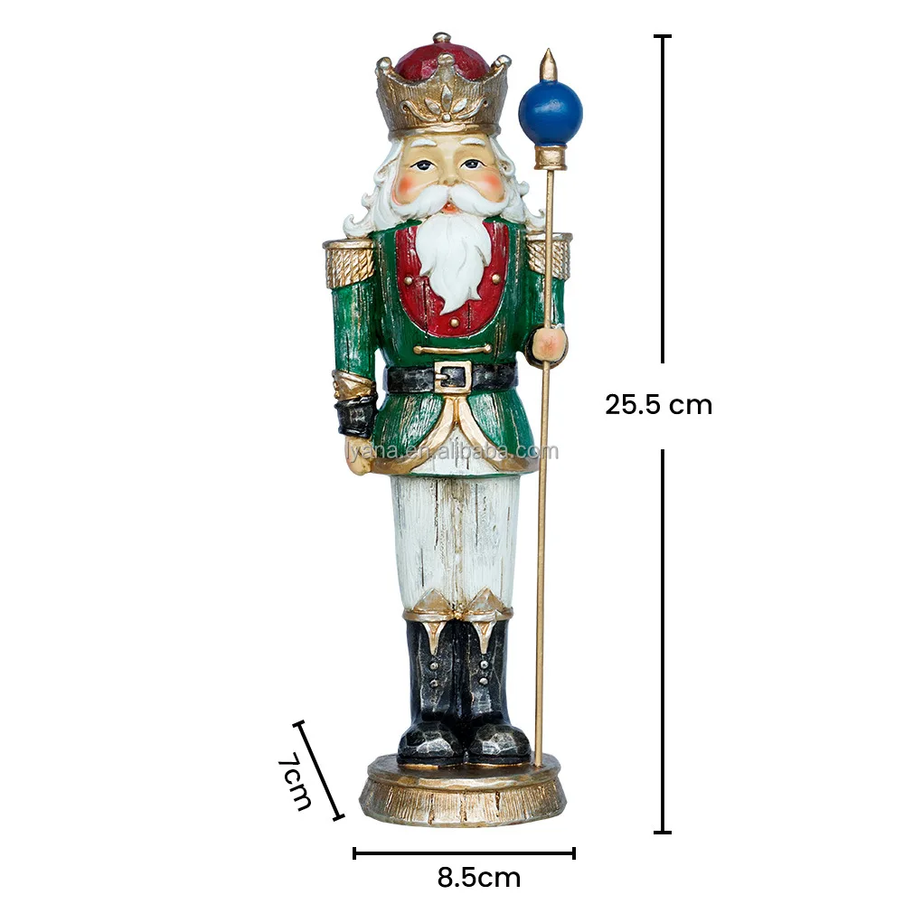 Navidad Resin Crafts Materials Christmas Decoration Nutcracker ...