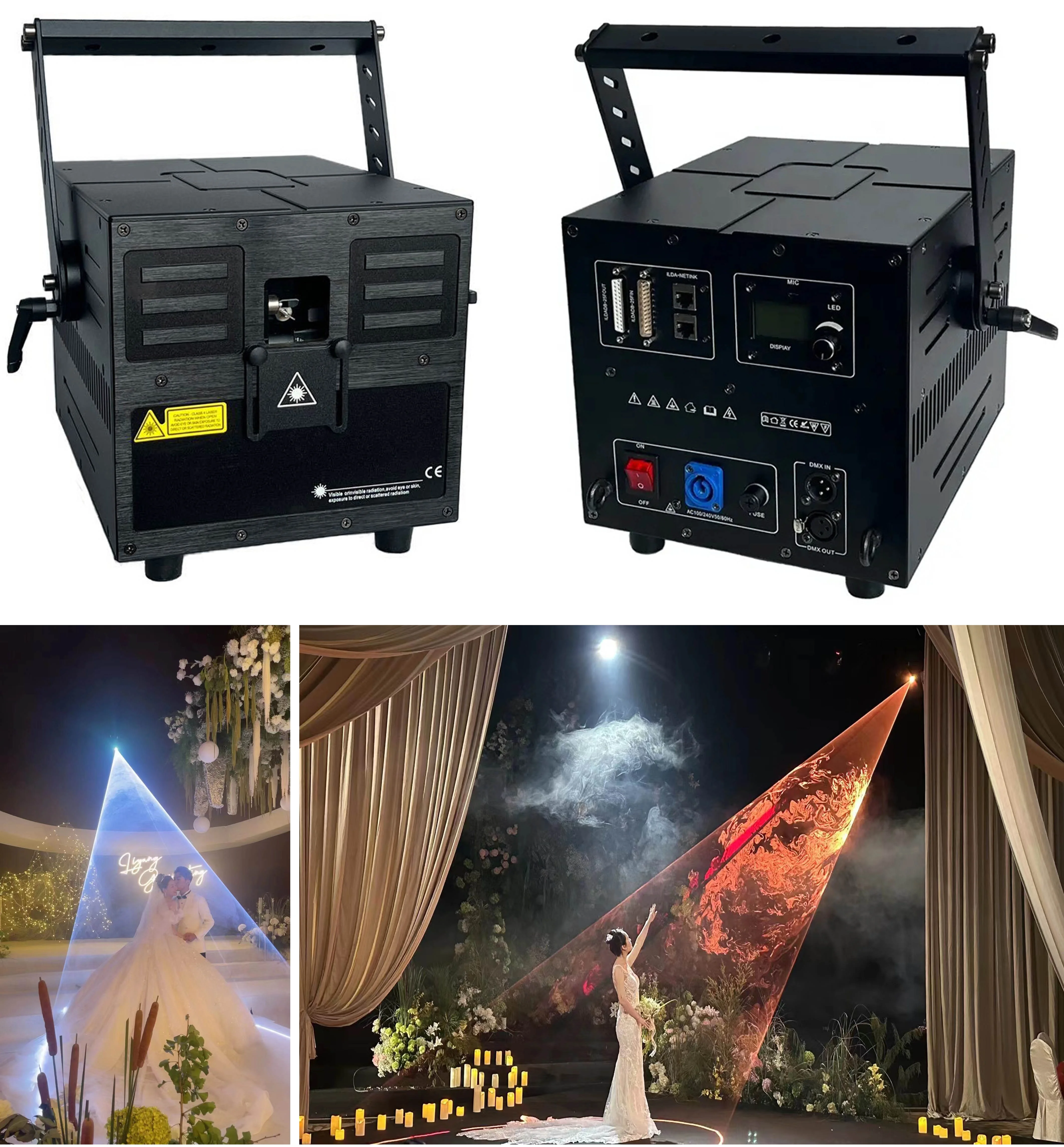 Pangolin FB4 10W RGB Full Color Laser Projector Light for Nightclubs ...