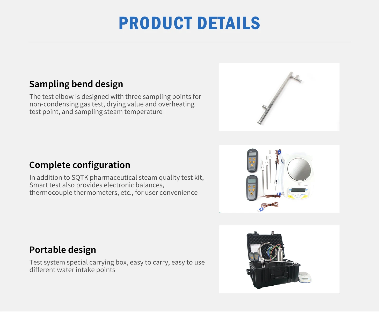 Pure Steam Testing Kit - Ensure Quality in Pharmaceuticals