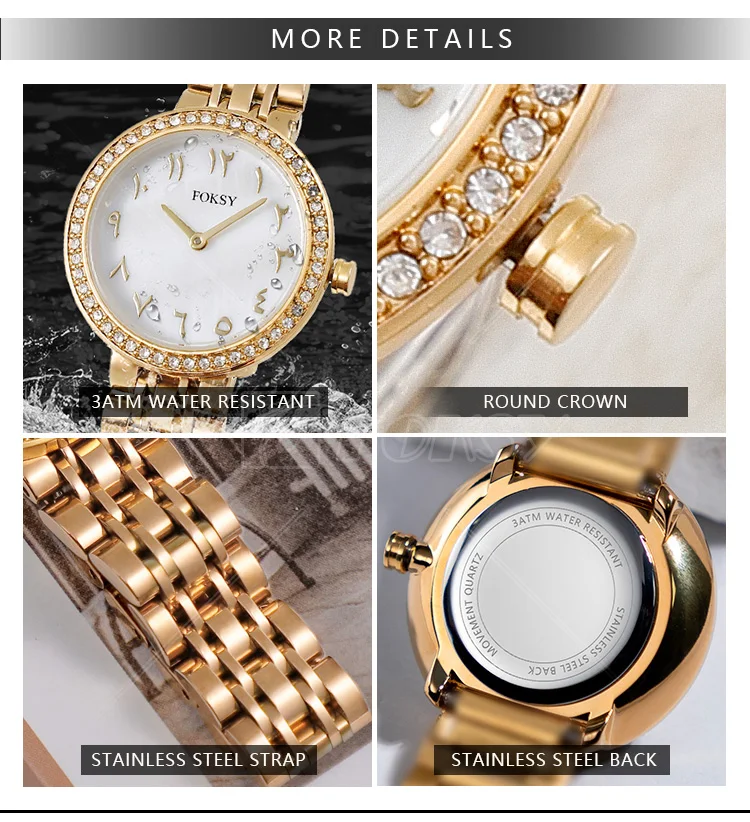 Stainless Steel Wrist Luxury Brand Designer Bling Diamond Women Watch ...