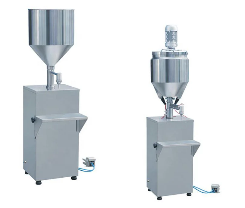 Vertical pneumatic semi-automatic food carton ketchup peanut butter ...