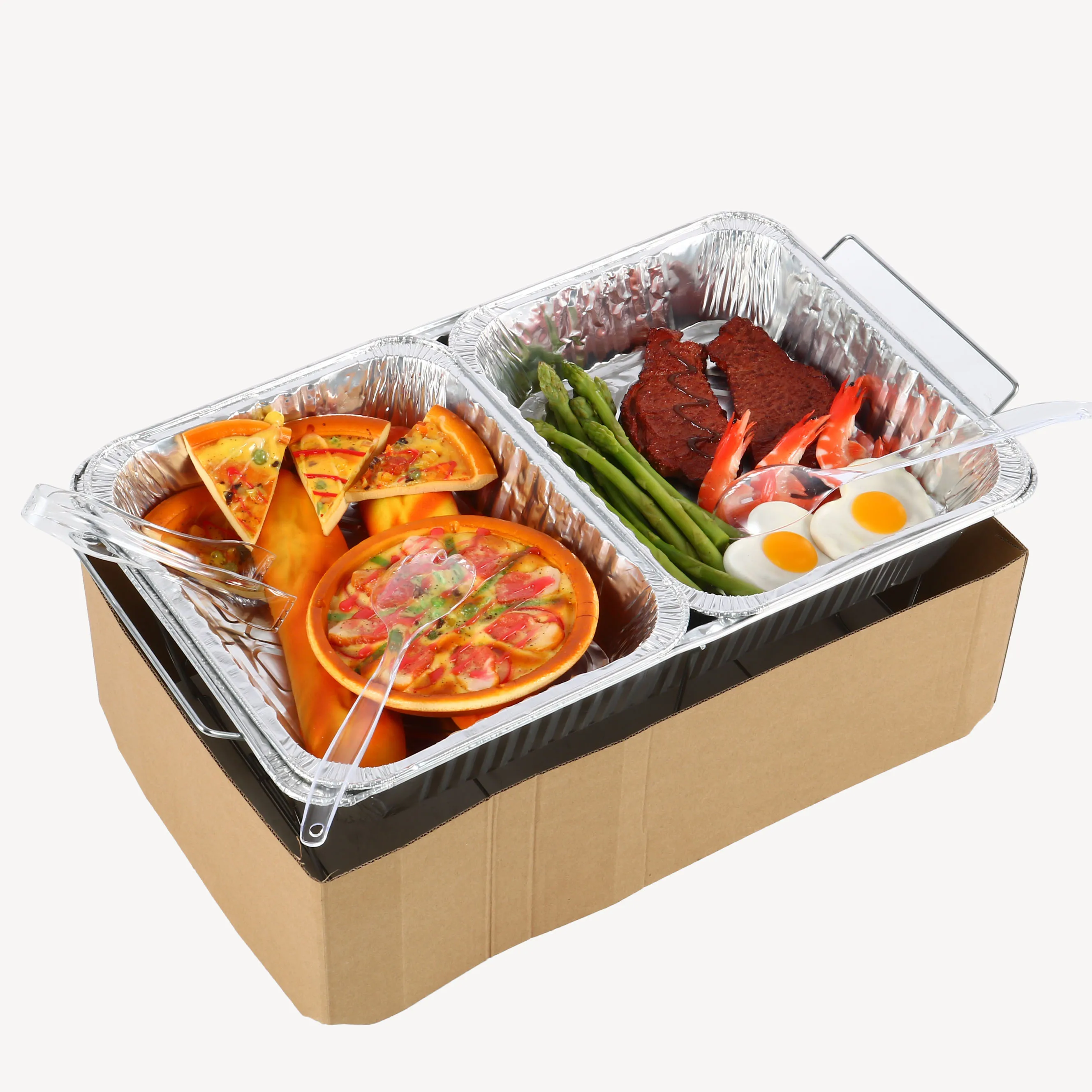 Outdoor Party Chafing Dish Buffet Set Disposable Full Size Wire Chafer ...