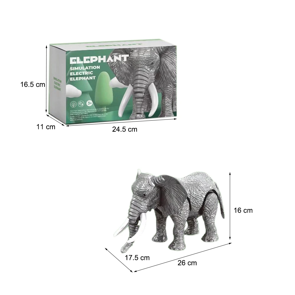 Plastic Elephant Figurines