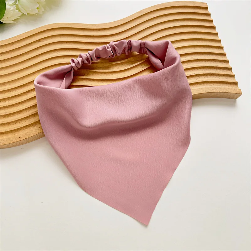 Elastic Boho Floral Printed Turban Headband Cute Triangle Bandana Hair ...