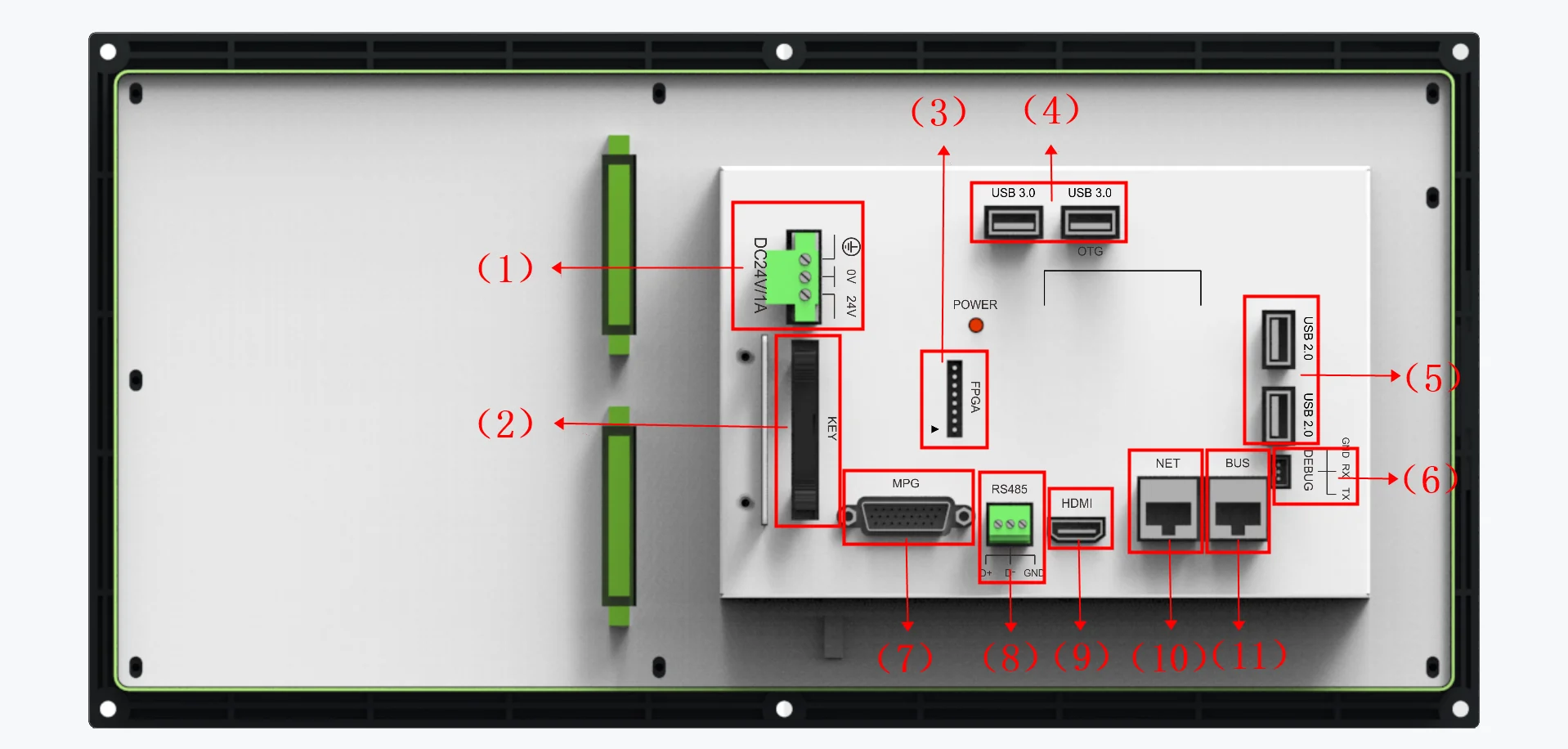 7 Axis Touch Panel Cnc Controller For Cnc Woodworking Equipment Cutting ...