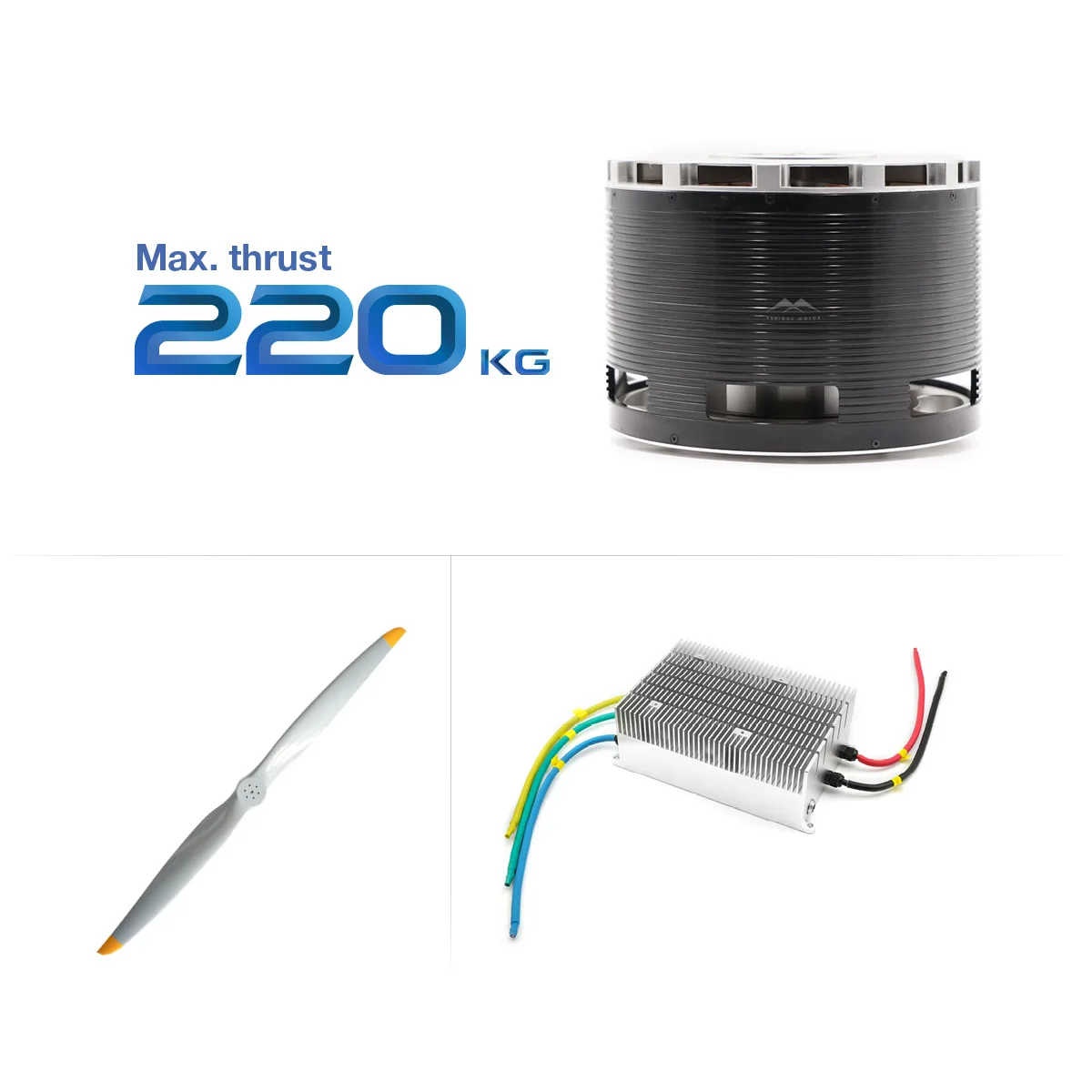 Manned Drone Propulsion System - 220KG Thrust BLDC Brushless Motor with ...