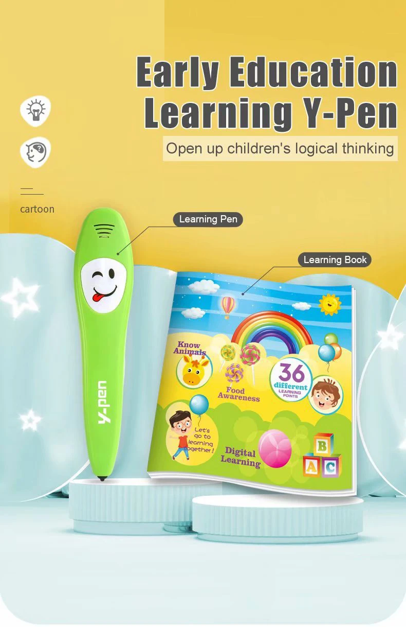 Ts Talking Toy English Logic Judgment Sound Reading Y-pen Kids Smart ...