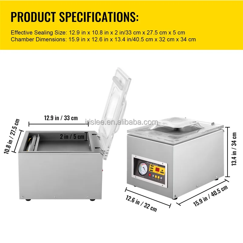 DZ-260S Desktop Vegetable Vacuum Packing Machine Food Bag Vacuum ...