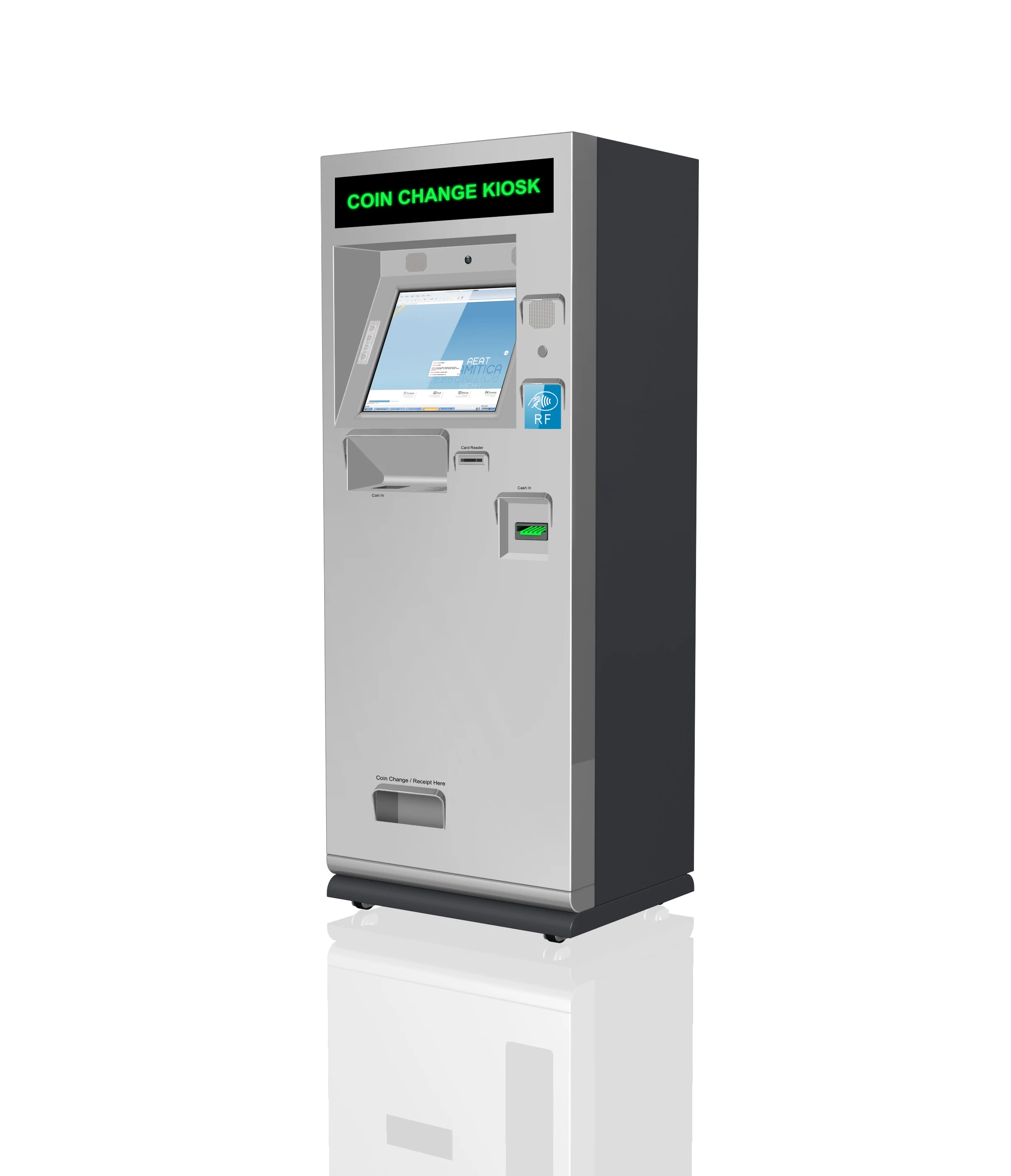 Cash Acceptor Parking Ticket Reader Outdoor Self Service Payment ...