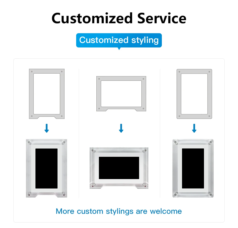 Wholesale Dropship 7 Inch Picture Art Acrylic Video Infinite Object ...