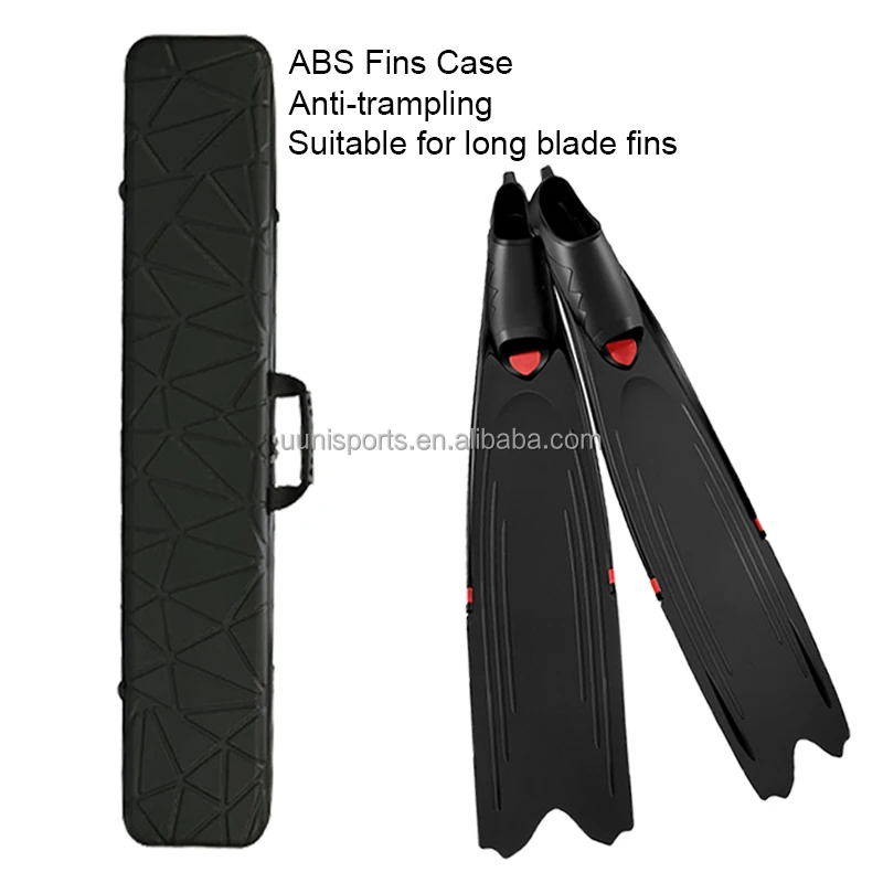 Free Diving Fins and Hard Shipping Case Long Fin Box Shipping Box ...