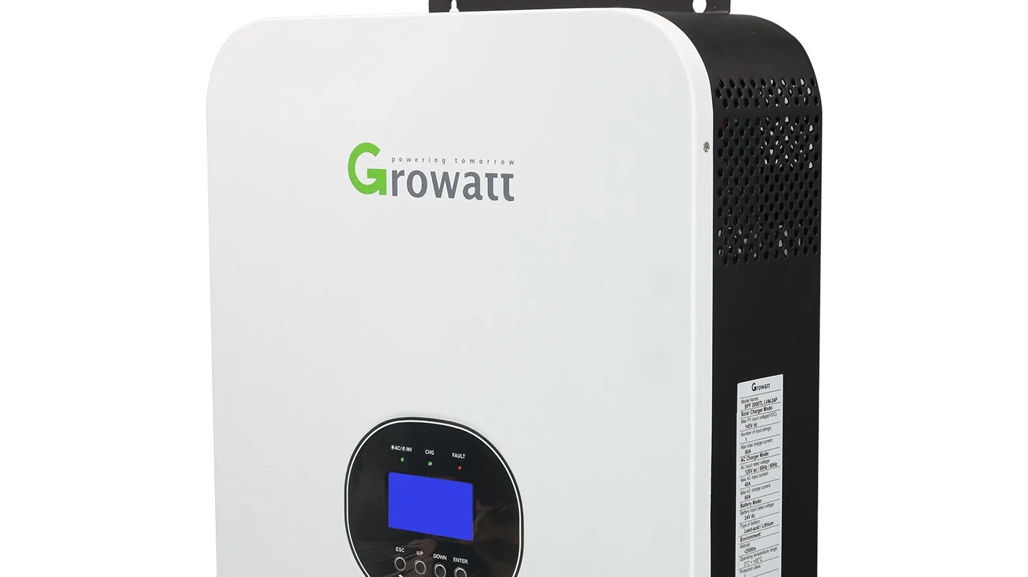 Growatt Off Grid 3kw 3kva 12v Pure Sine Wave Inverter Spf3000 For Solar Power Growatt Ark Hv ...