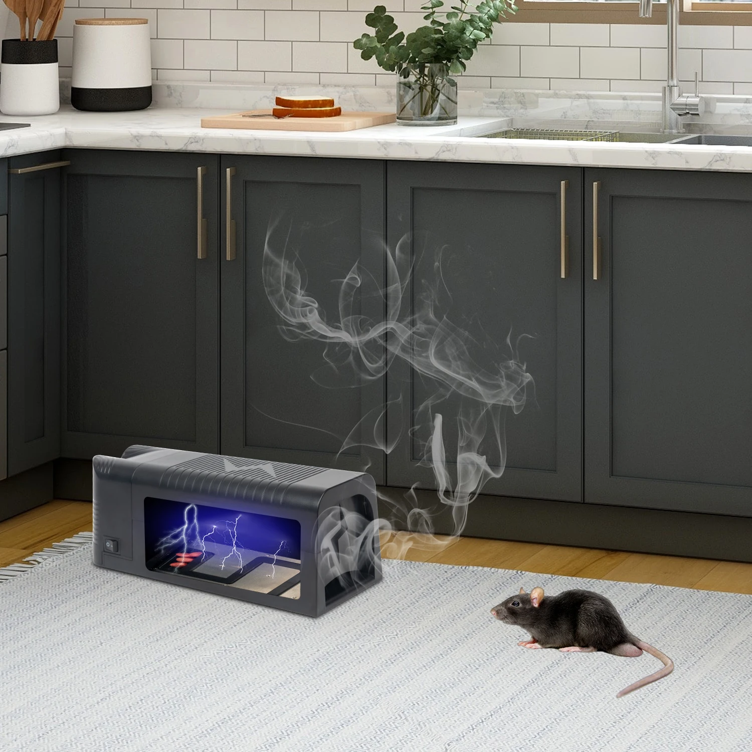 Mouse Trap & Rat Trap No Touch Humane Pest Control Traps For Mice ...