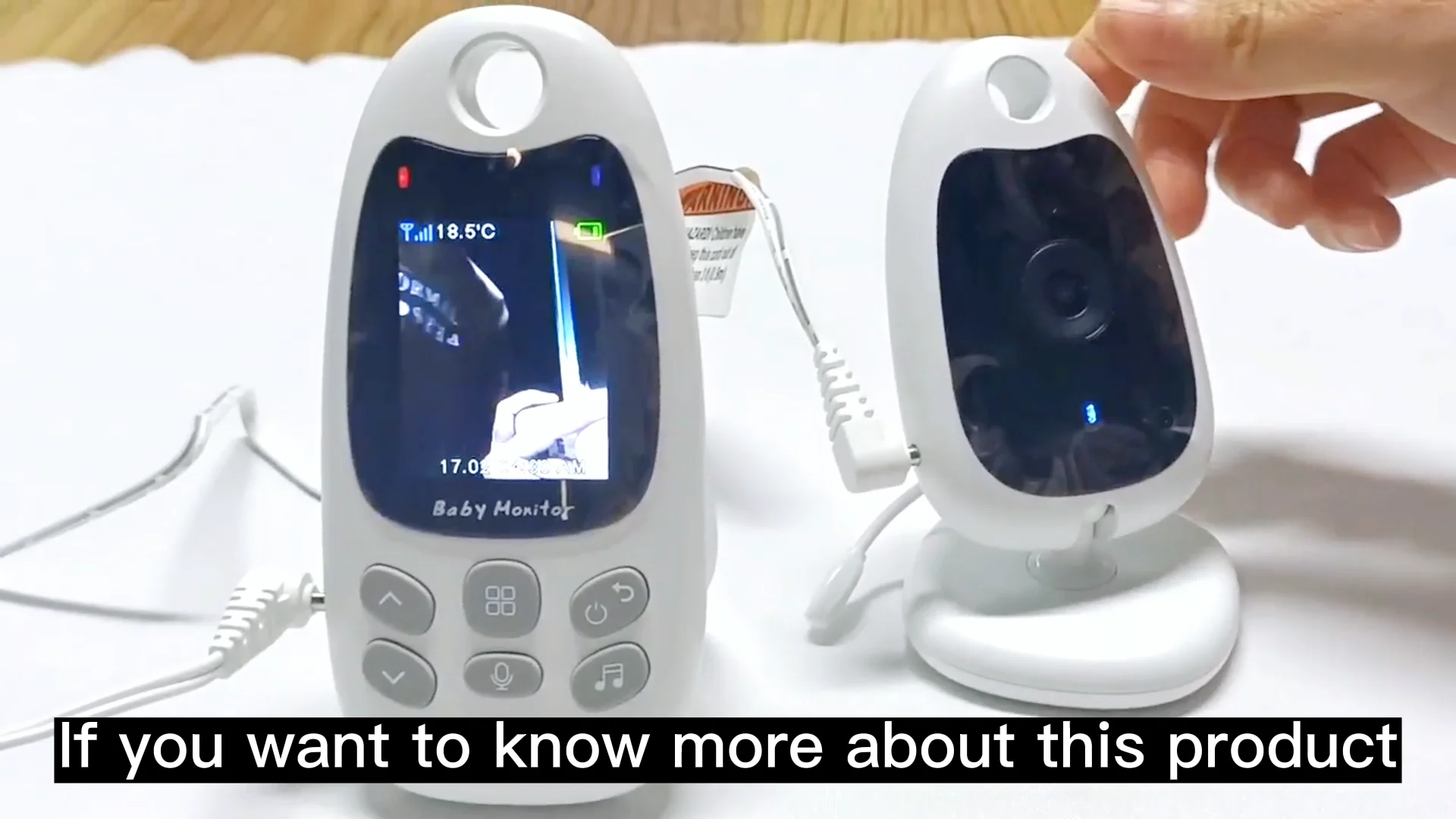 New Mini Digital Baby Monitor Camera Gm610 Wireless Smart Video Nanny ...