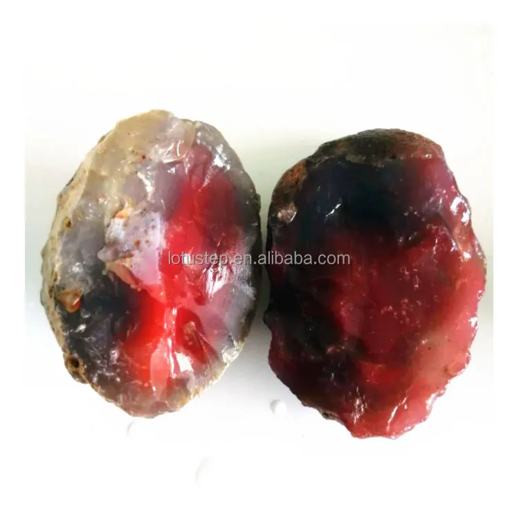 LS-501 3-6 Cm Natural Red Agate Rough Stone Supply for Home Decoration
