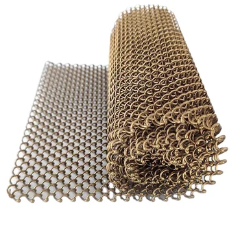 Decorative Wire Mesh Stainless Steel Metal Chain Link Mesh Curtain ...