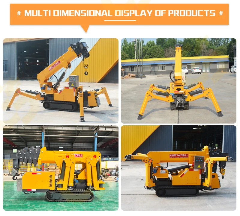 Spider Crane Self-propelled Small Crane Foldable Telescopic Liquid Arm ...
