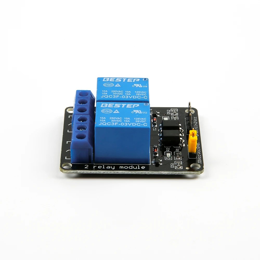 With Optocoupler Low Level Trigger Expansion Board 2 Channel Dc 3v ...