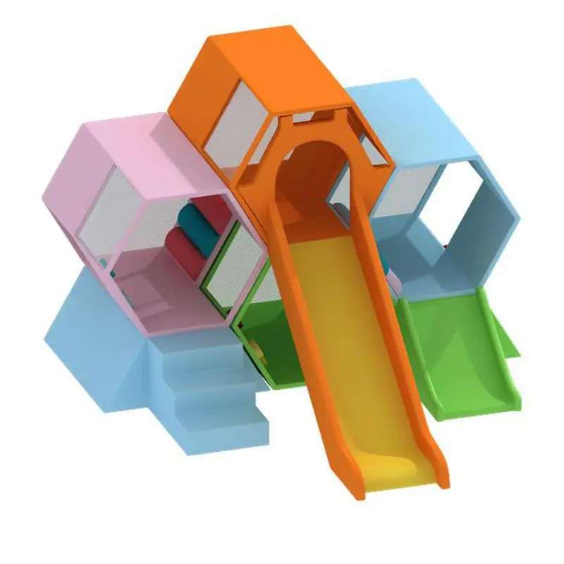 Indoor Soft Honeycomb Slide - Fun & Durable Playgrounds