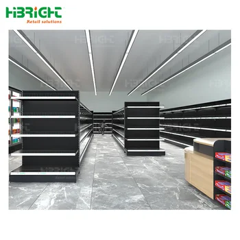 Highbright Free Design China Gondola Mart Racks Supermarket Shelves ...