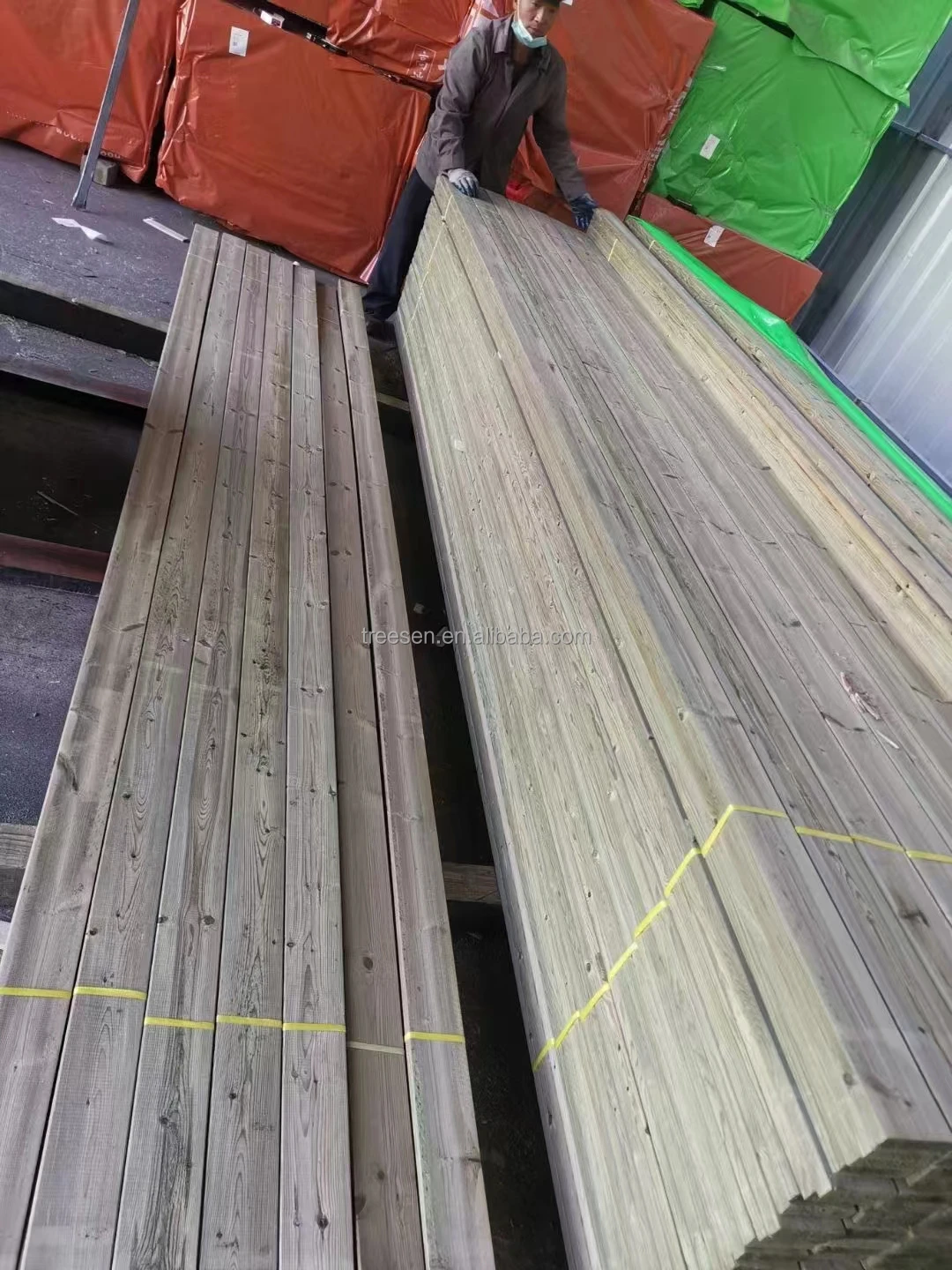H3 Radiata Framing Red Pine F5 F7 Treated Lumber for Fencing