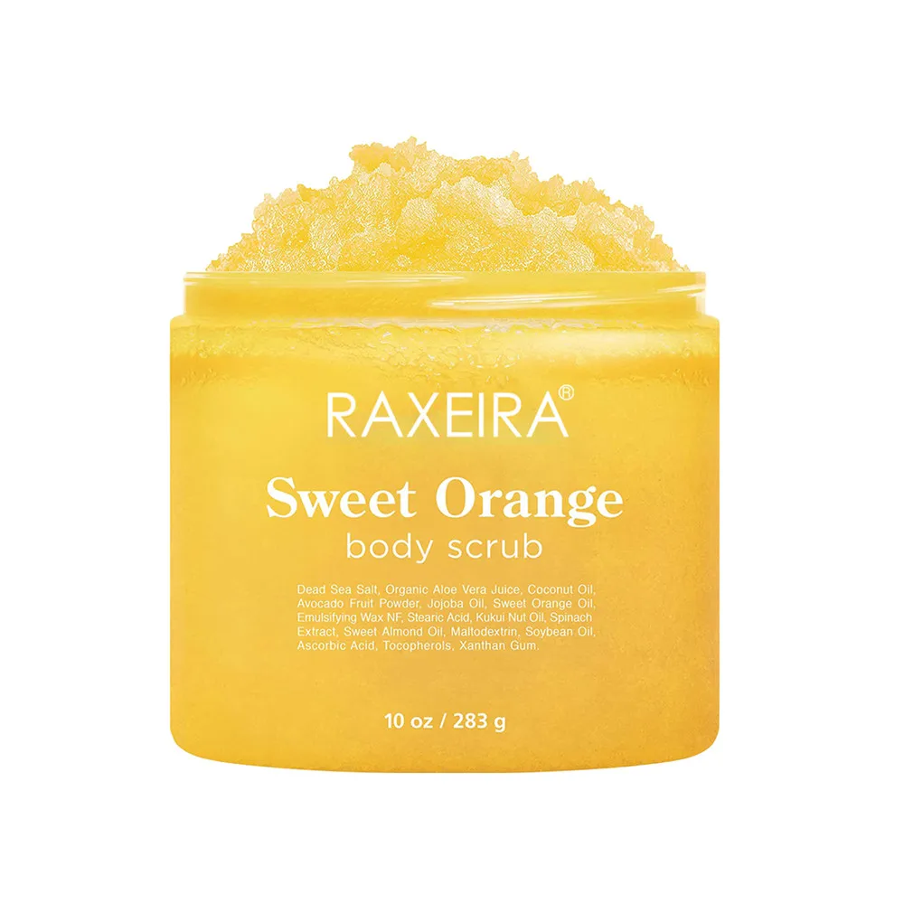 Hot Selling Oem/odm Salt Orange Body Scrub Natural Exfoliate Skin Scrub ...