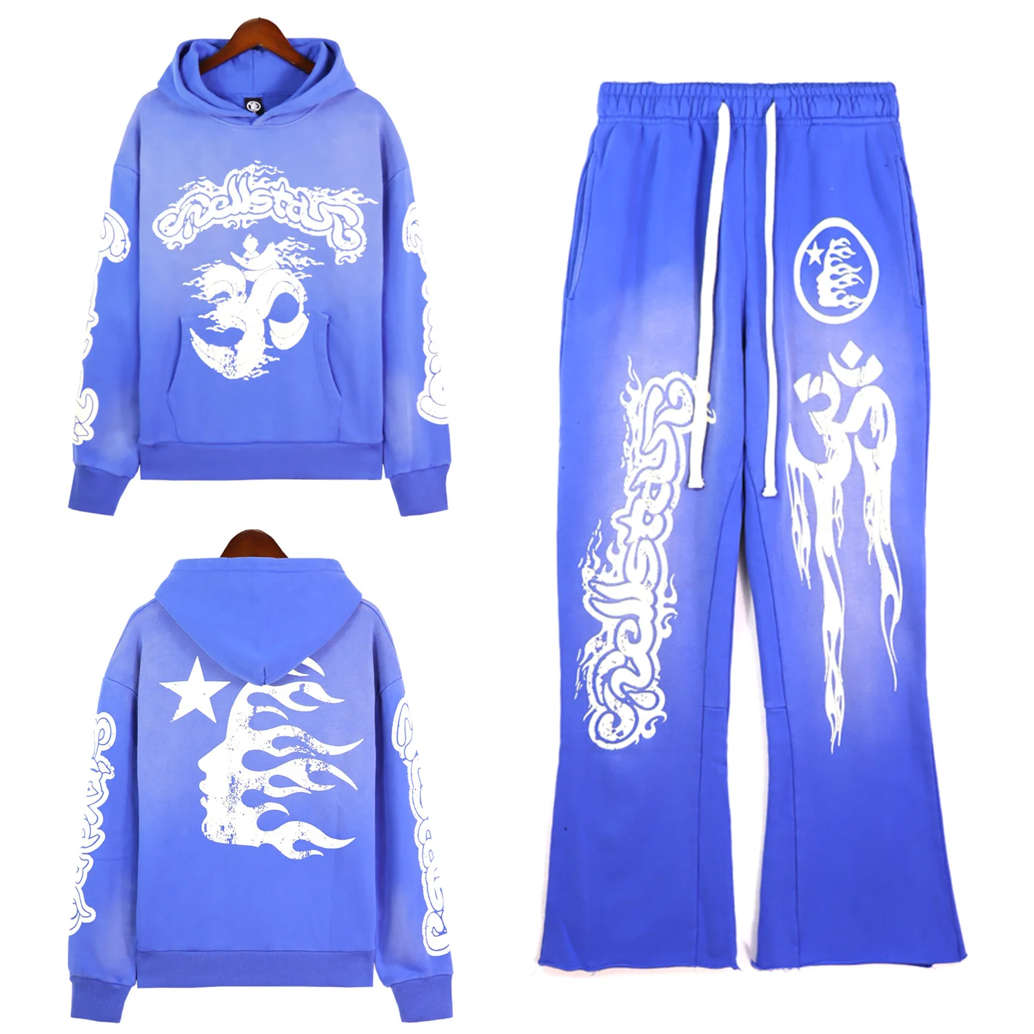 Factory Custom Tracksuit Set Sweatshirts Clothes Training Sports Gym ...