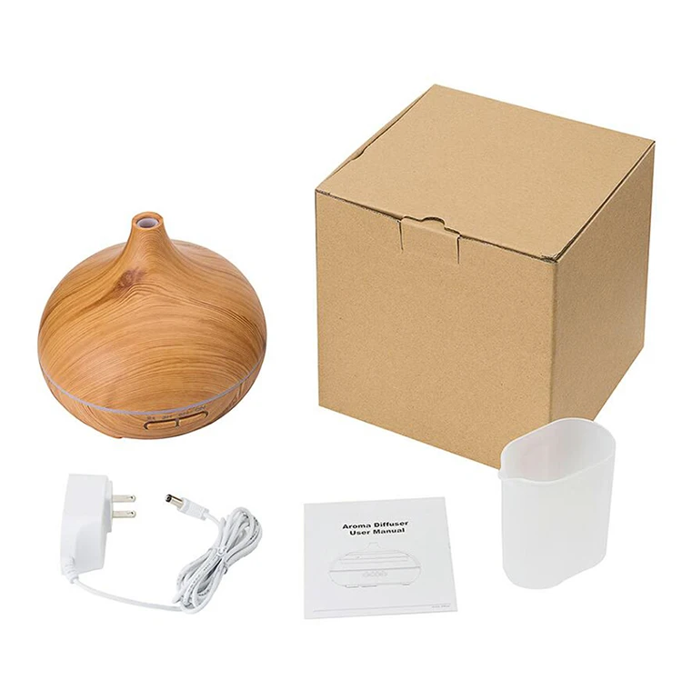 Popular Wood Grain Multifunctional Mini Ultrasonic Cool Mist Humidifier ...