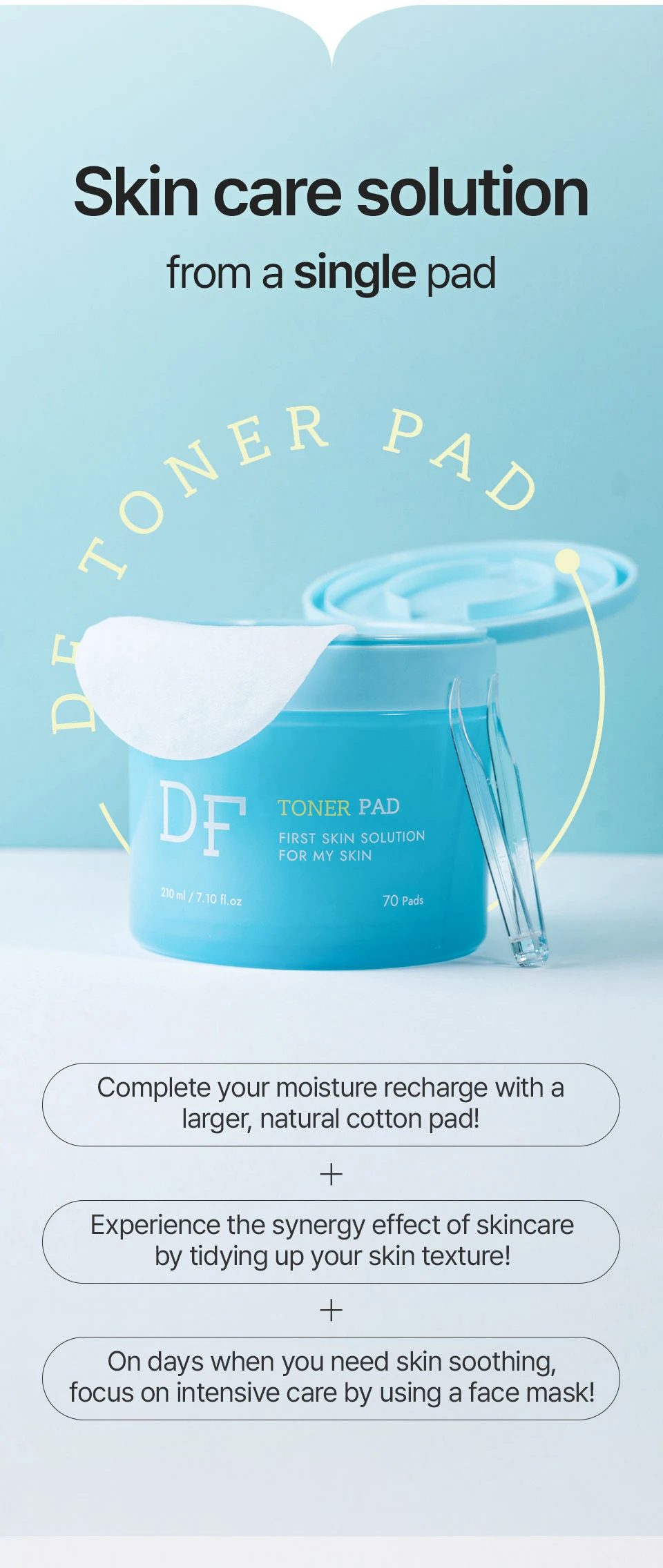 Popular Beauty Cosmetic In Korea And High Quality Soothing Toner Pad 70 ...