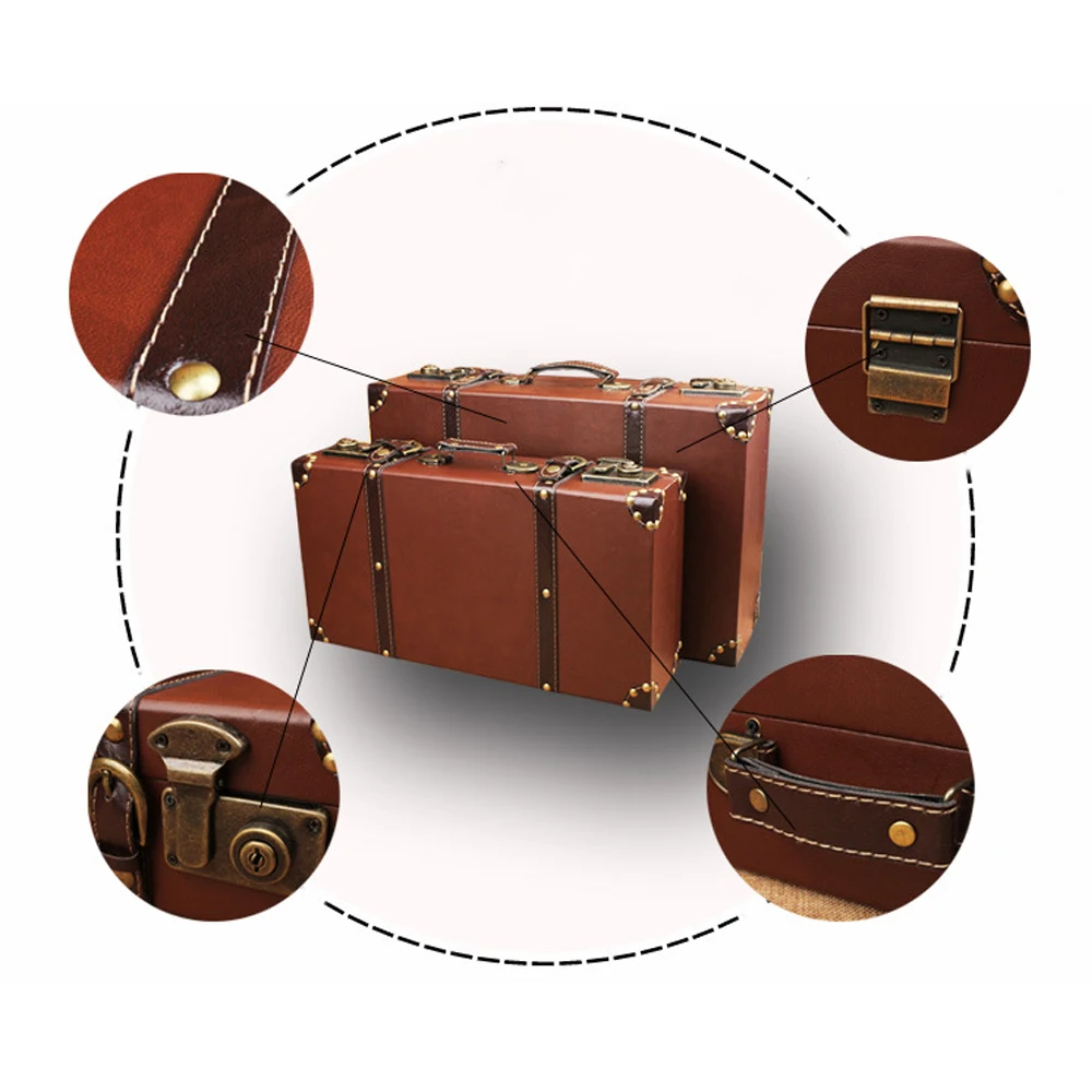 Shop Our in Stock Vintage Leather Handmade Retro Luggage